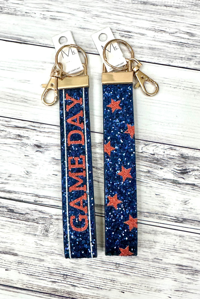 Game Day Sparkle Keychain – SpeakEasy Boutique